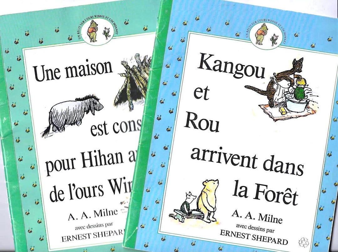 2 1987 Books L'ours Winnie, Kangou Et Rou Arrivent Dans La Doret, Une ...