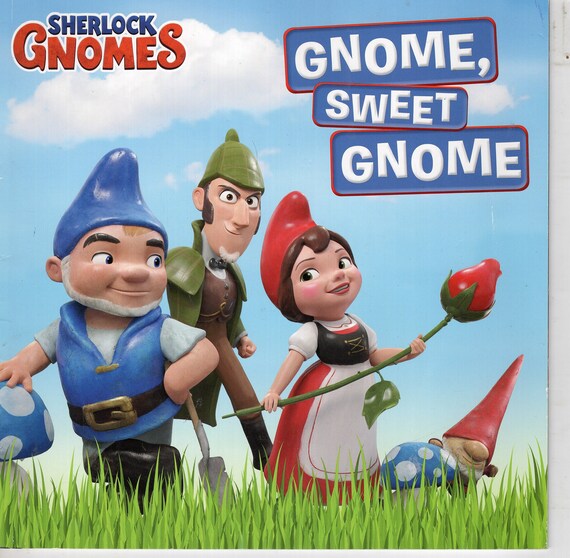 NEW Book Sherlock Gnomes Gnome Sweet Gnome 2018 Softcover - Etsy