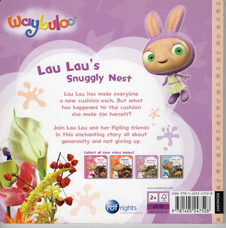 New Book Waybuloo Lau Laus Snuggly Nest Softcover 2009 - Etsy