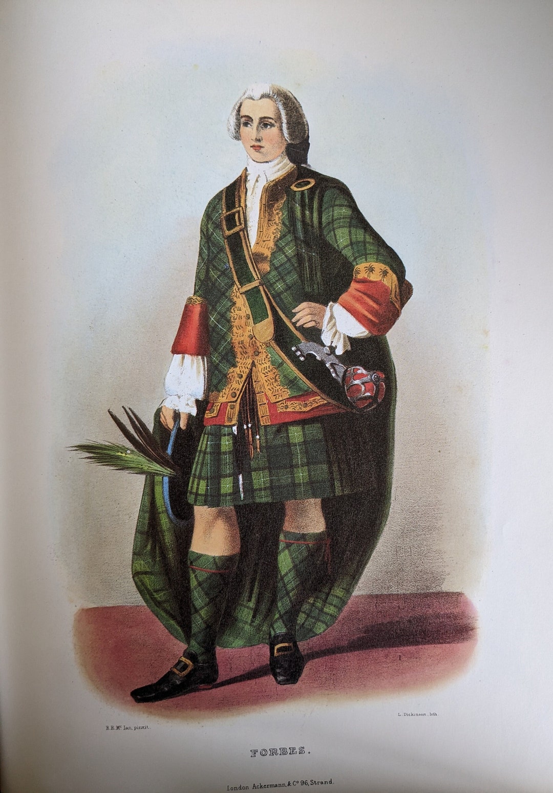Forbes Clan, Forbes Tartan, 10 by 13 Inch Poster Print, Clans of ...