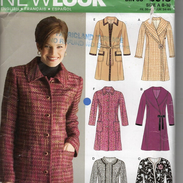 New Look Coat Patterns - Etsy