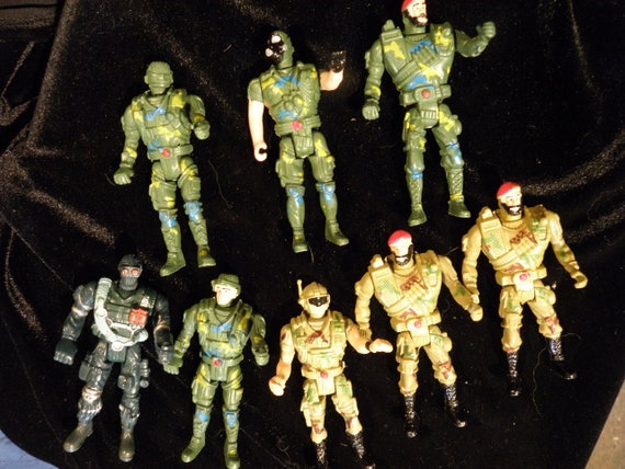 8 4 inch articulated army action figures McD airforce | Etsy