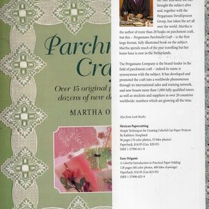Vintage 1998, NEW Book, Parchment Craft, Over 15 Original Projects ...