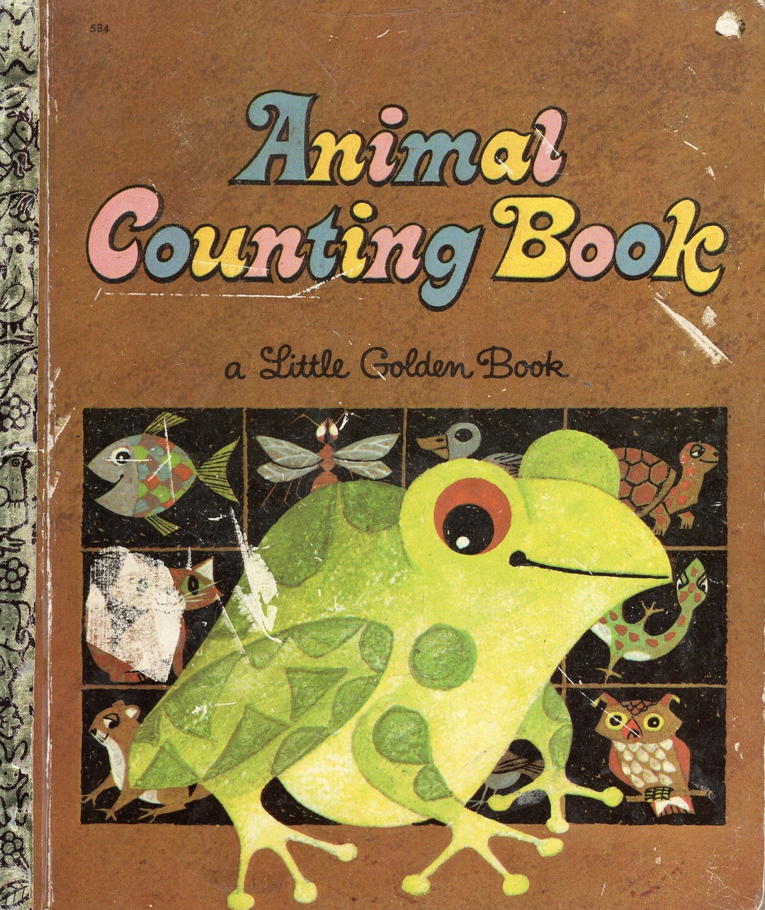 Vintage Little Golden Book, Animal Counting Book, 1969, Hardcover, Sent ...