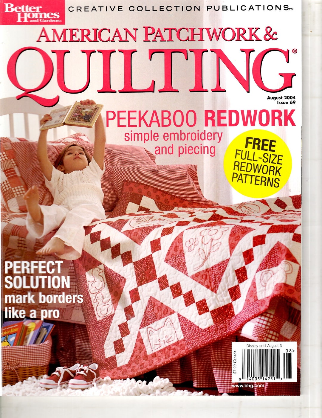 American Patchwork Quilting, Dec 2003, No 69, Pull Out Section, Full Sized Patterns, Inexpensive ...