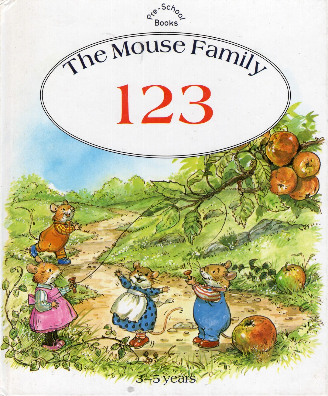 Vintage 1989, Hardcover, the Mouse Family 123, Preschool Books, R ...