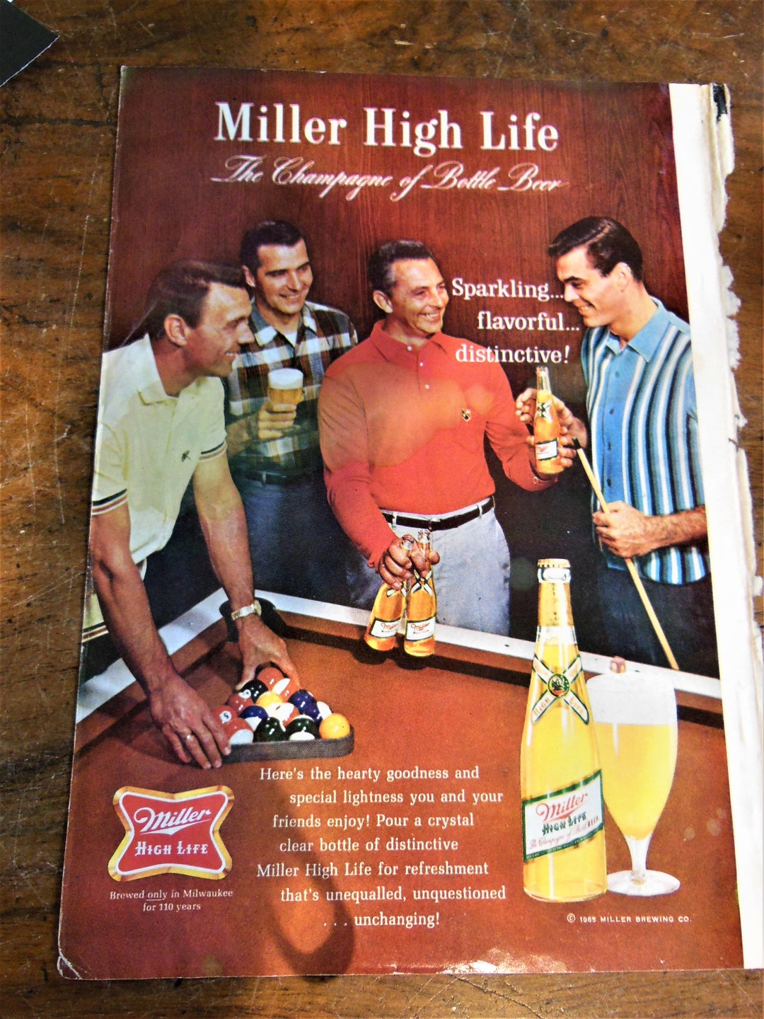 Vintage Magazine Ad 1963 Miller High Life Ready for - Etsy