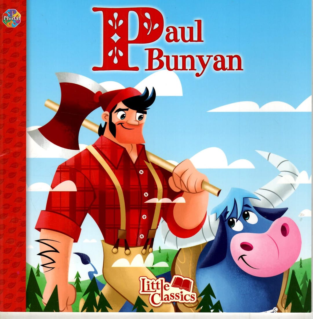 NEW Copy, Paul Bunyan, Phidal, Little Classics, Classic Fairy Tales, - Etsy