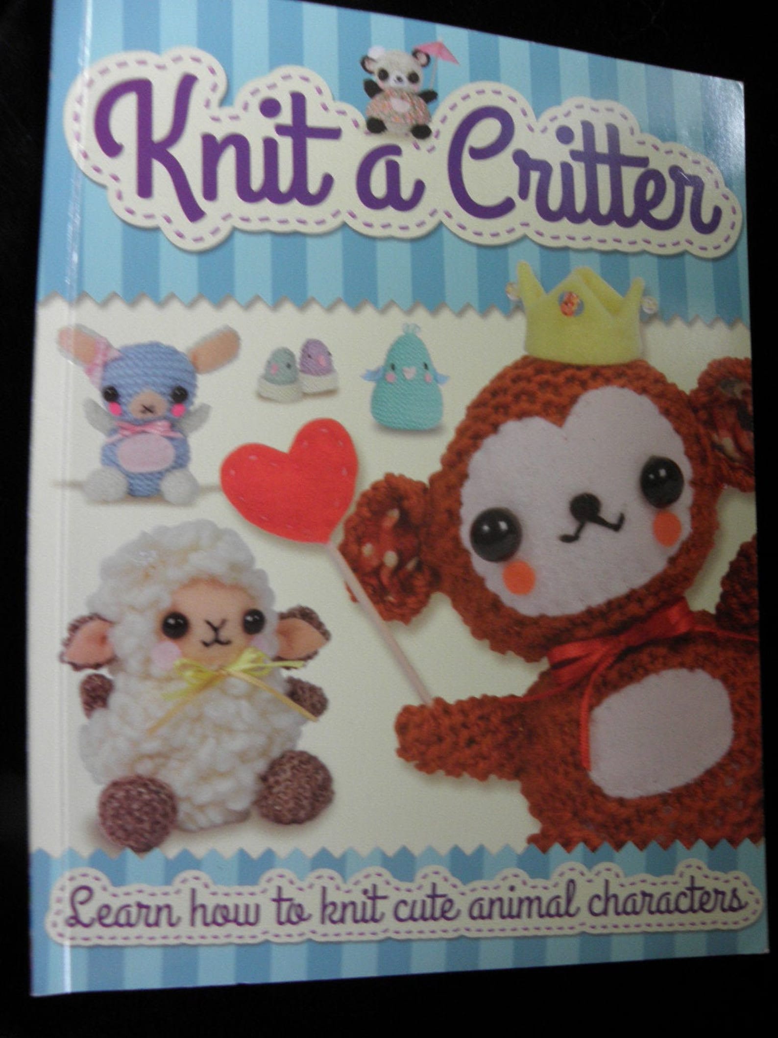 Knit a Critter Learn How to knit cute animal characters Top | Etsy
