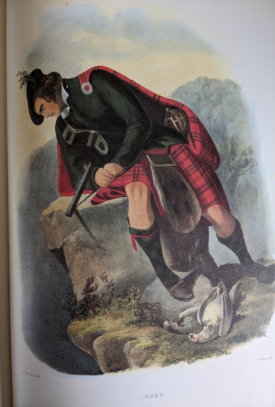 Ross Clan, Ross Tartan, 10 by 13 Inch Poster Print, Clans and Tartans ...