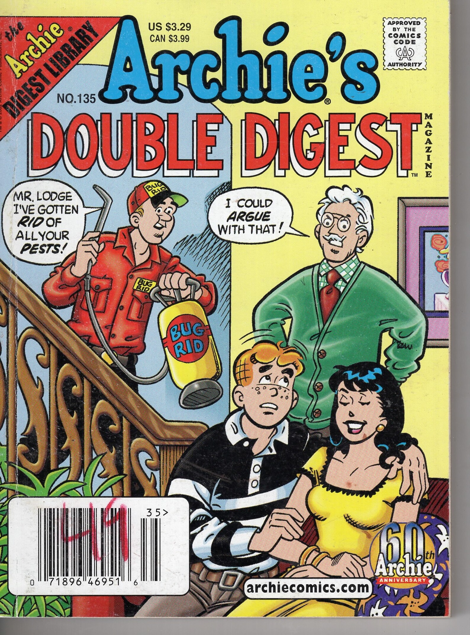 Archie Digest Library, Archies Double Digest, No 135, Sept 2002, VVG ...
