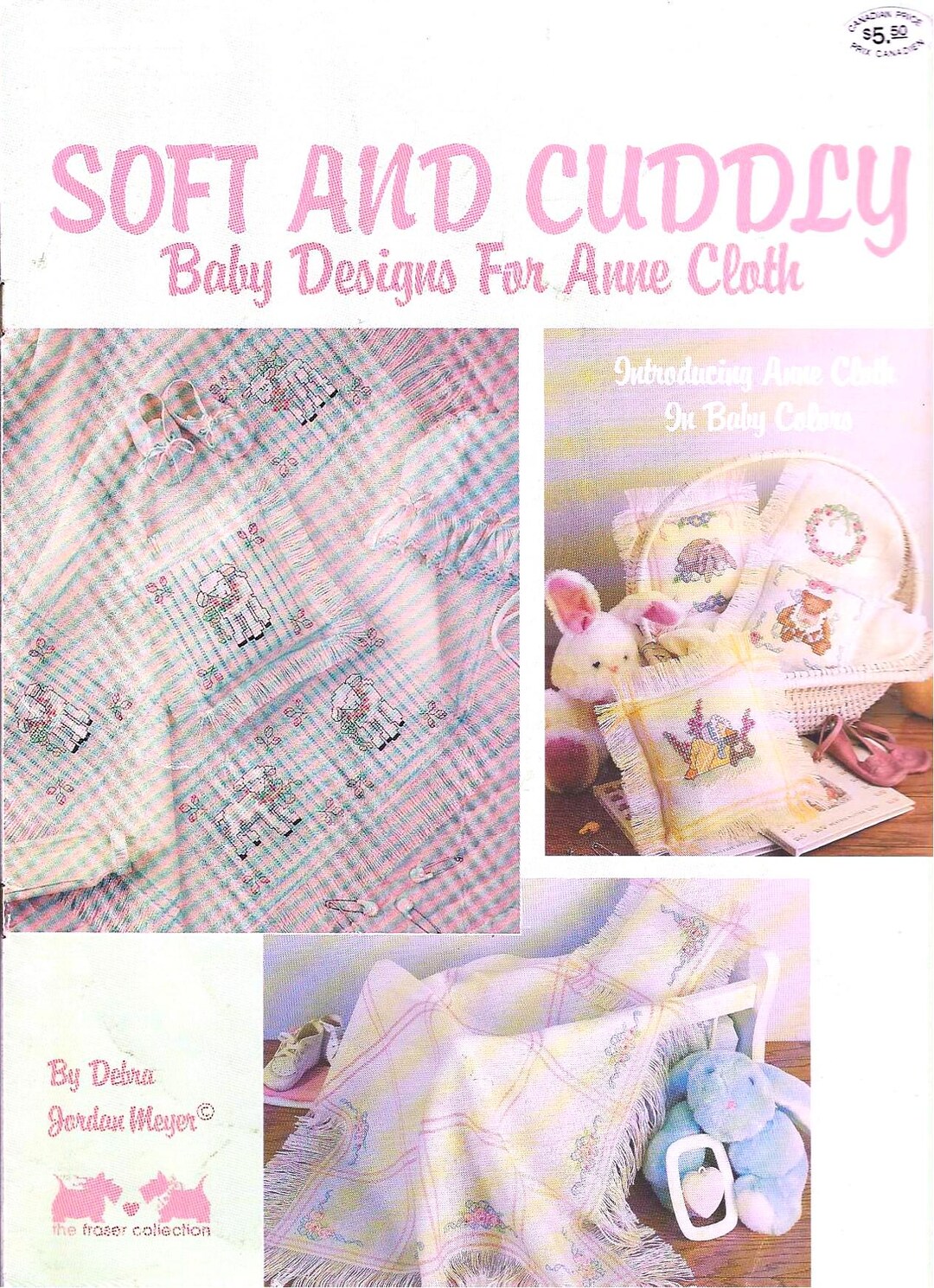1989, Soft and Cuddly, Baby Designs for Anne Cloth, Cross Stitch Charts ...