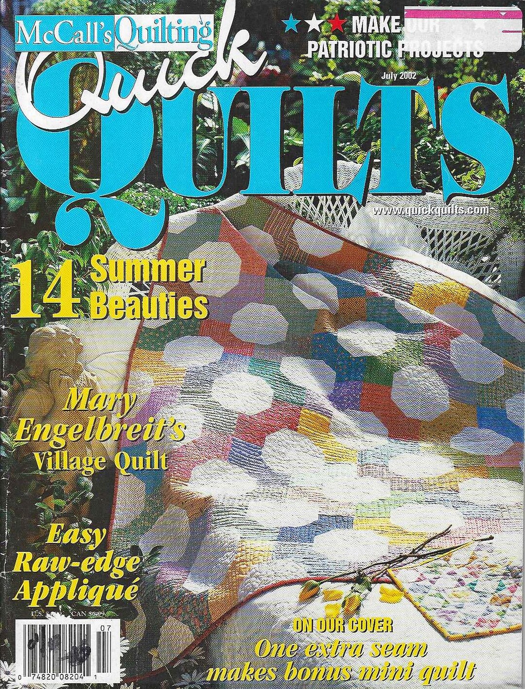 Jul 2002, Mccalls Quick Quilts, Magazine, All Ages Patterns, Pull Out ...