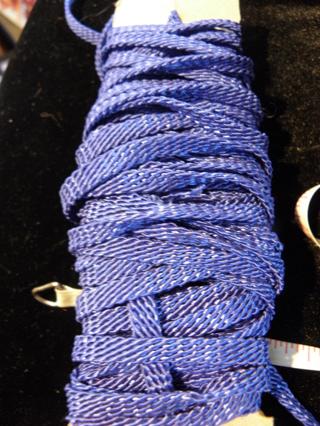 Quarter Inch Wide, Thick, Blue Trim, 19 Yards, All New, Price is per ...