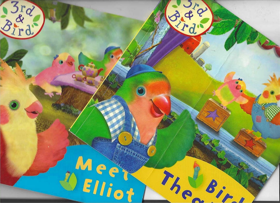2 3rd Bird Books, Meet Elliot, NEW, Bird Theatre, G Condition, Cbeebies ...