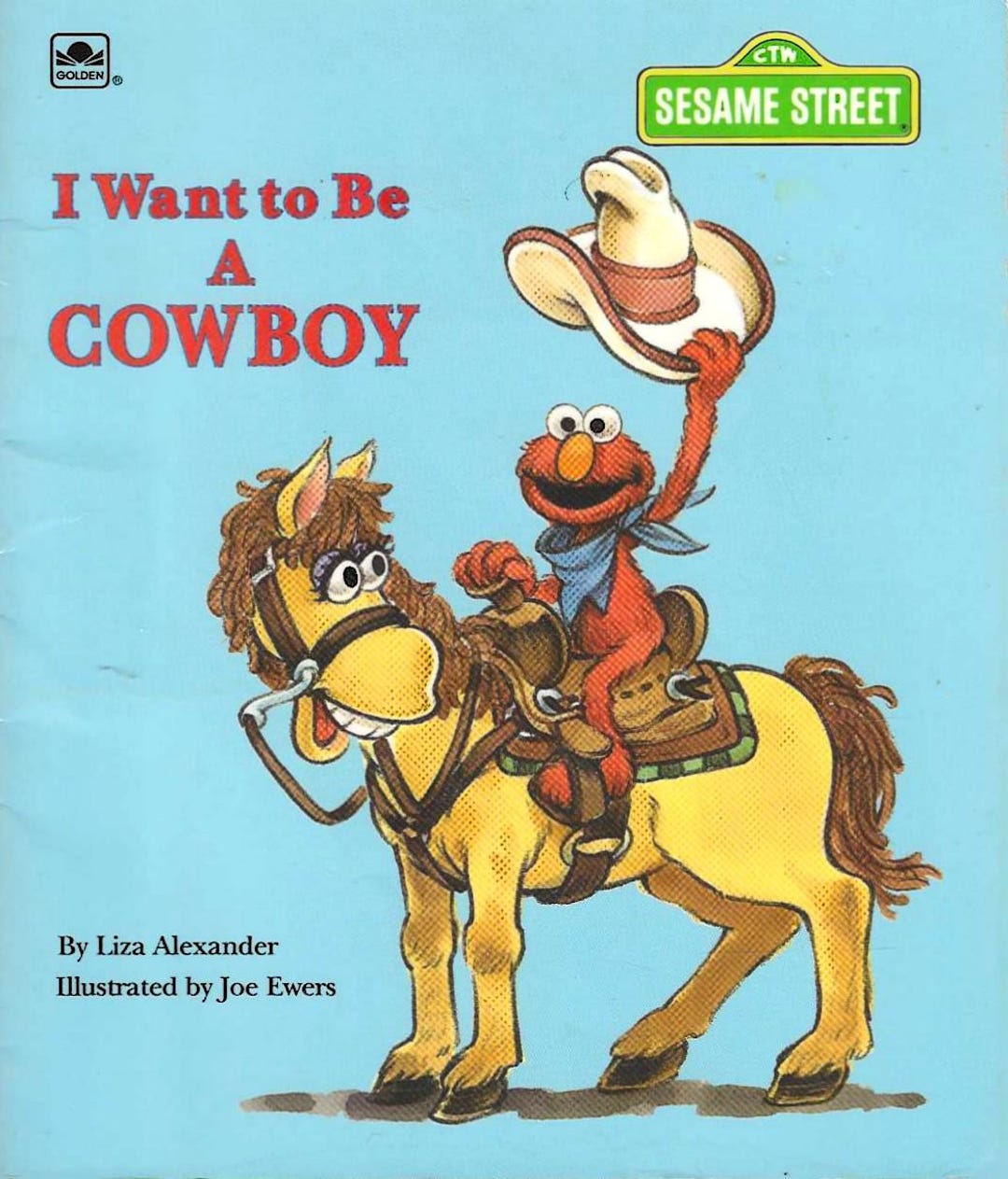 1992, I Want to Be a Cowboy, Sesame Street, Muppets, Jim Henson ...
