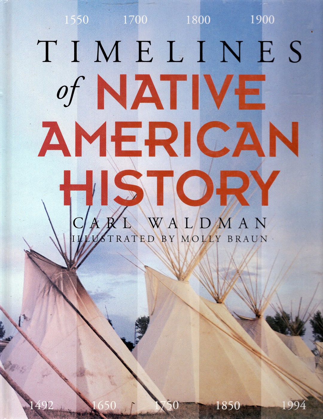 Timelines of Native American History C Waldman 1994 1st - Etsy Norway