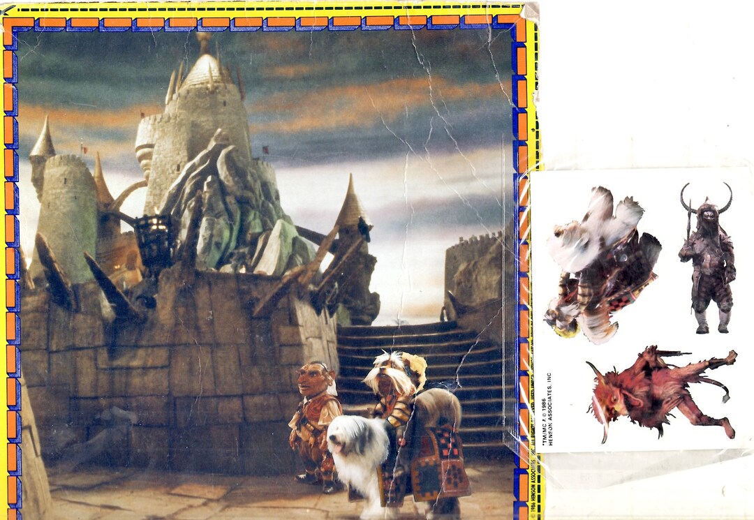 Vintage 1986, Labyrinth Movie, With David Bowie, Jim Henson, Promo on ...