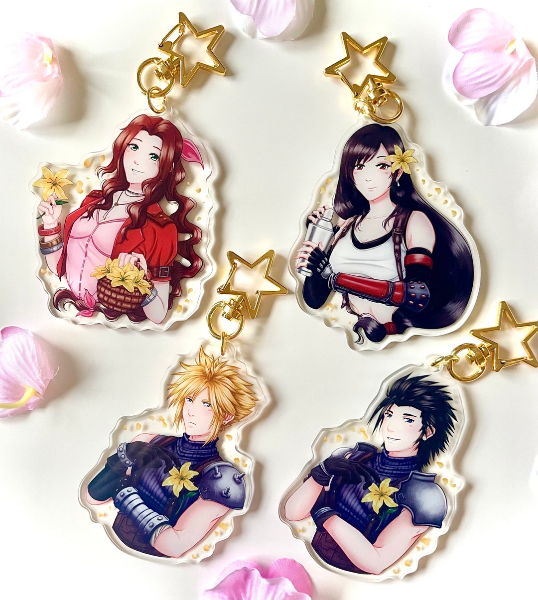 Final Fantasy 7 Remake Acrylic Keychains - Etsy