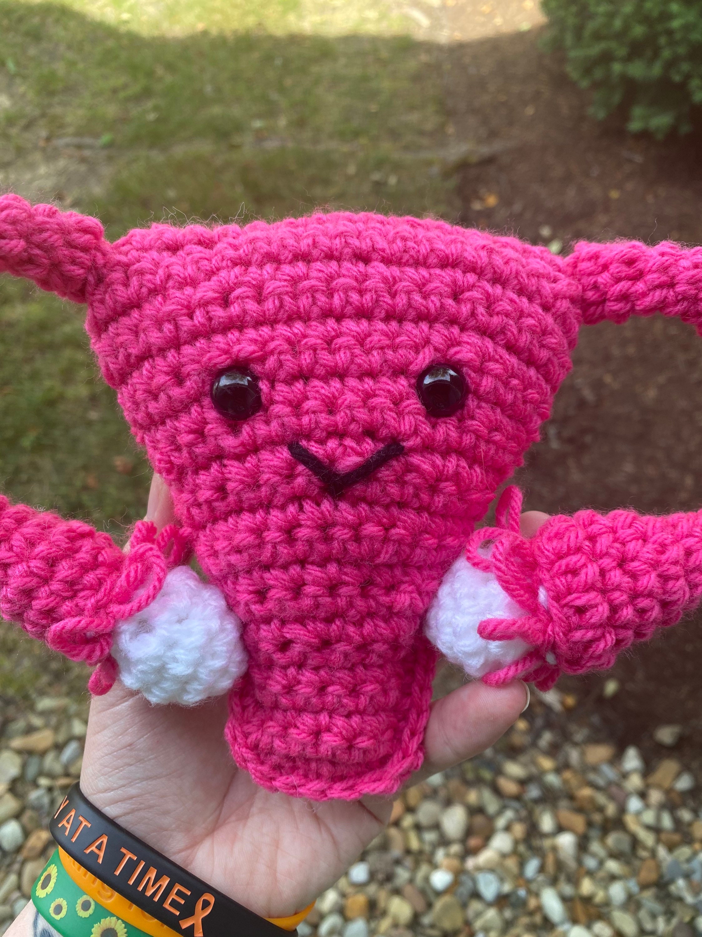 Crochet Uterus Uterus Plush Endometriosis Uterus Plushie - Etsy Ireland