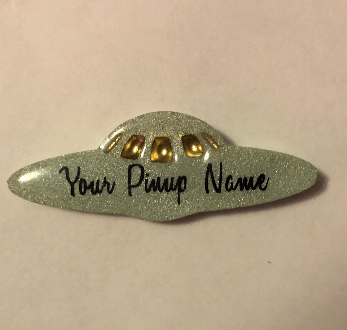 CUSTOM Pinup / Name Brooch - Etsy