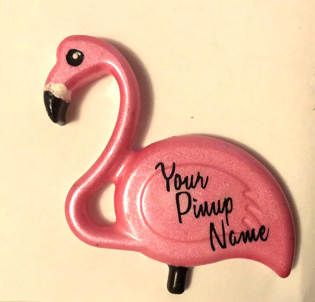 CUSTOM Pinup / Name Brooch - Etsy