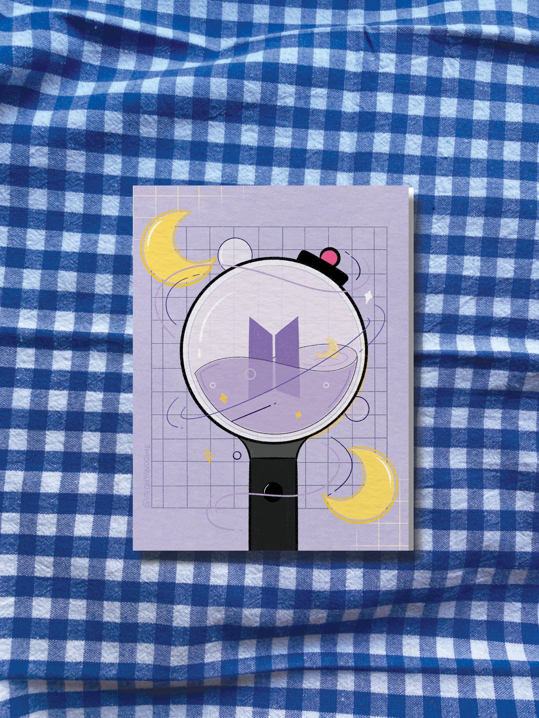 BTS Army Bomb Greeting Card - Etsy