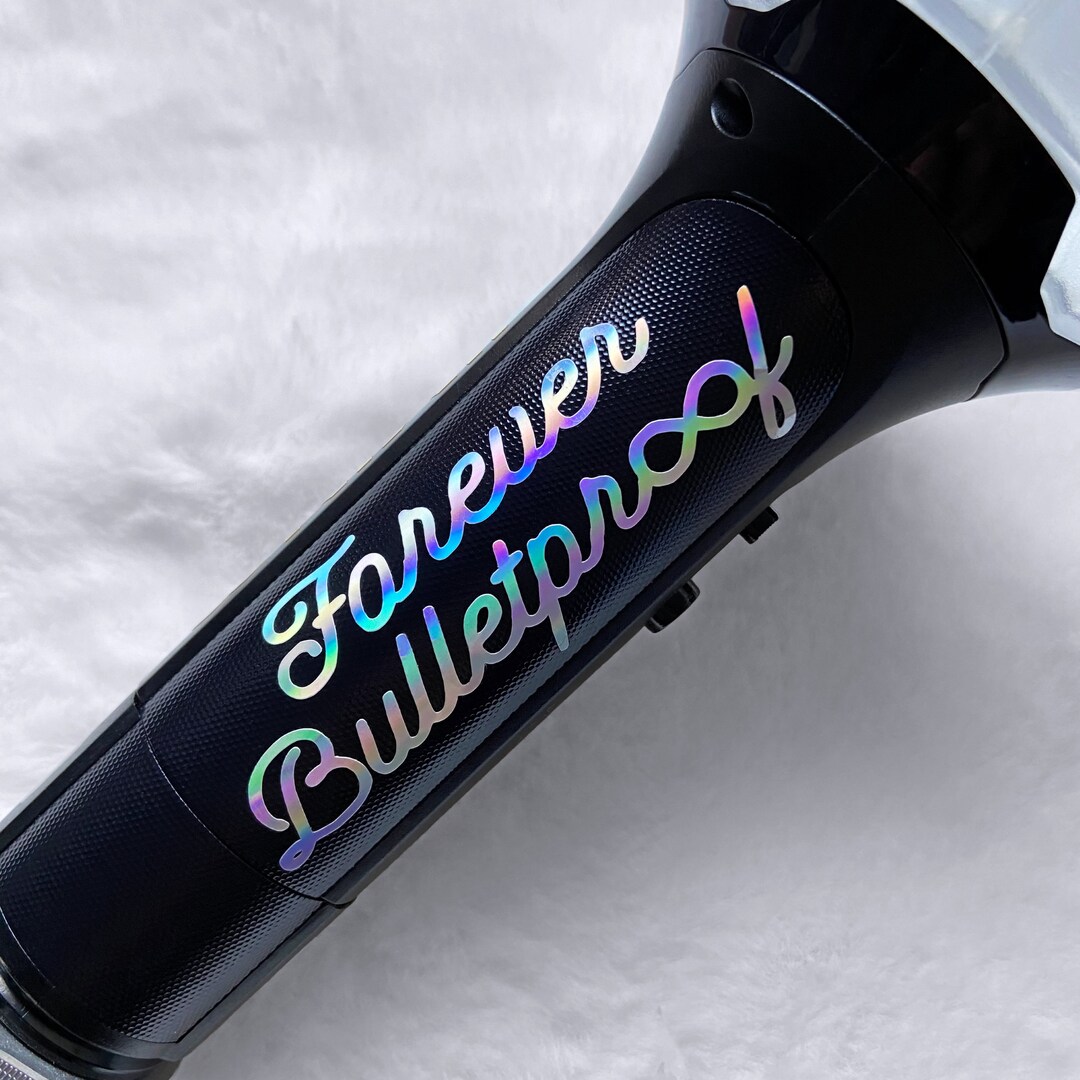 ARMY BOMB Forever Bulletproof Decal, Lyric Decal - Etsy