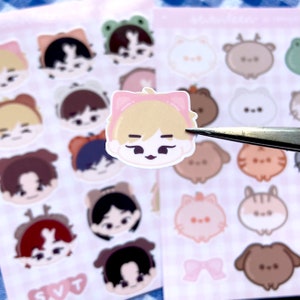 SEVENTEEN Sticker Sheet - Etsy