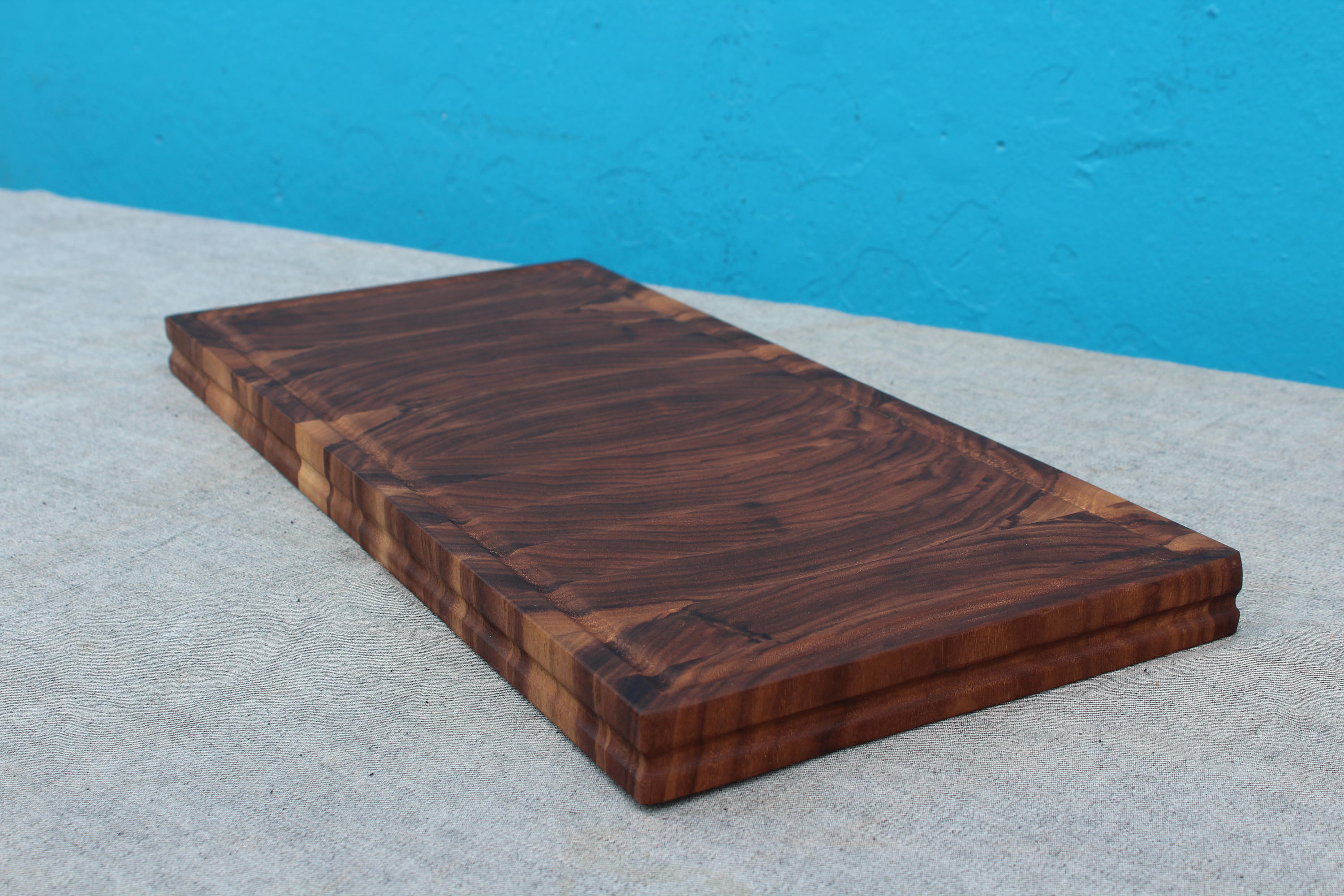Walnut Chopping Block End-grain Butcher Block Cutting Board Serving ...