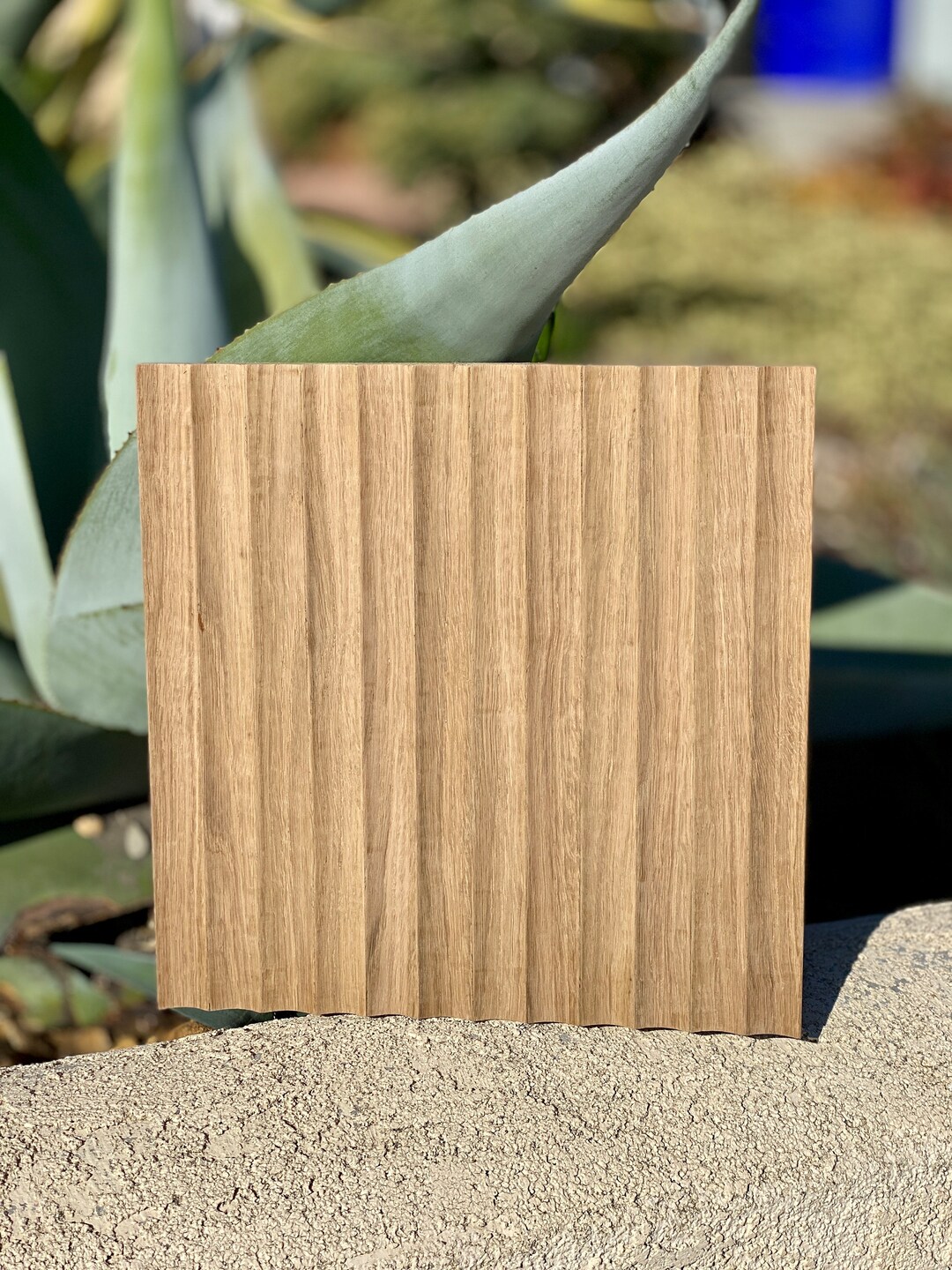 12 X 12 Flute Tambour Panels White Oak, Wall Panels, Wood Panels, Boho ...