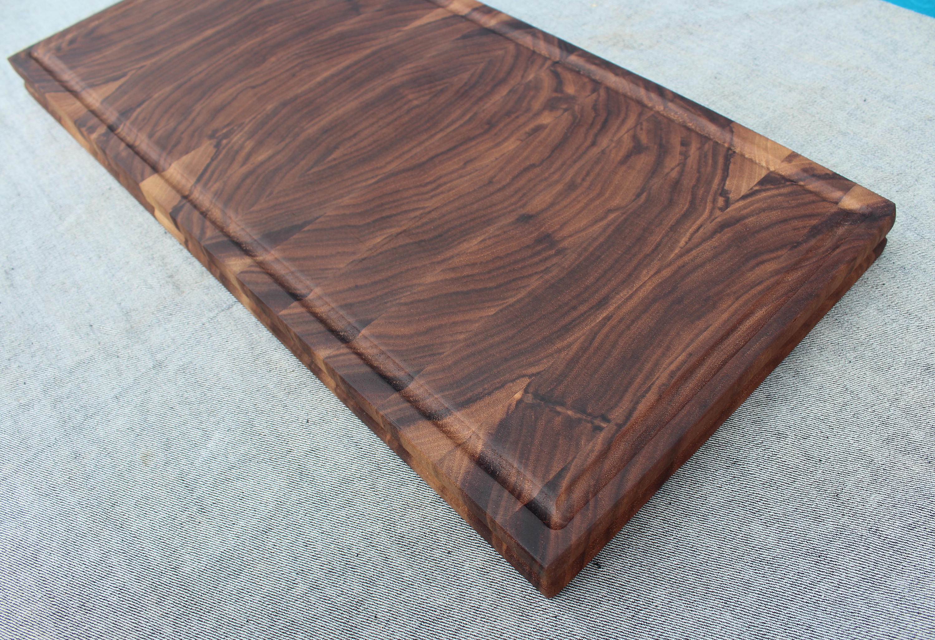 Walnut Chopping Block End-grain Butcher Block Cutting Board Serving ...