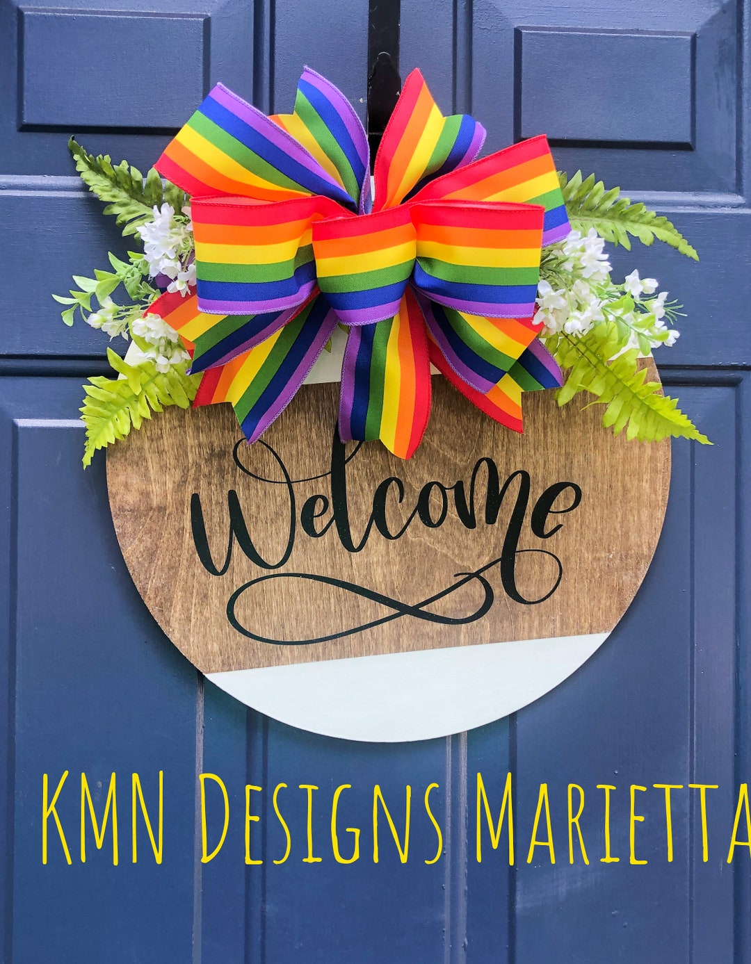 Pride Door Hanger, Pride Welcome Door Hanger, Pride Summer Door Decor ...