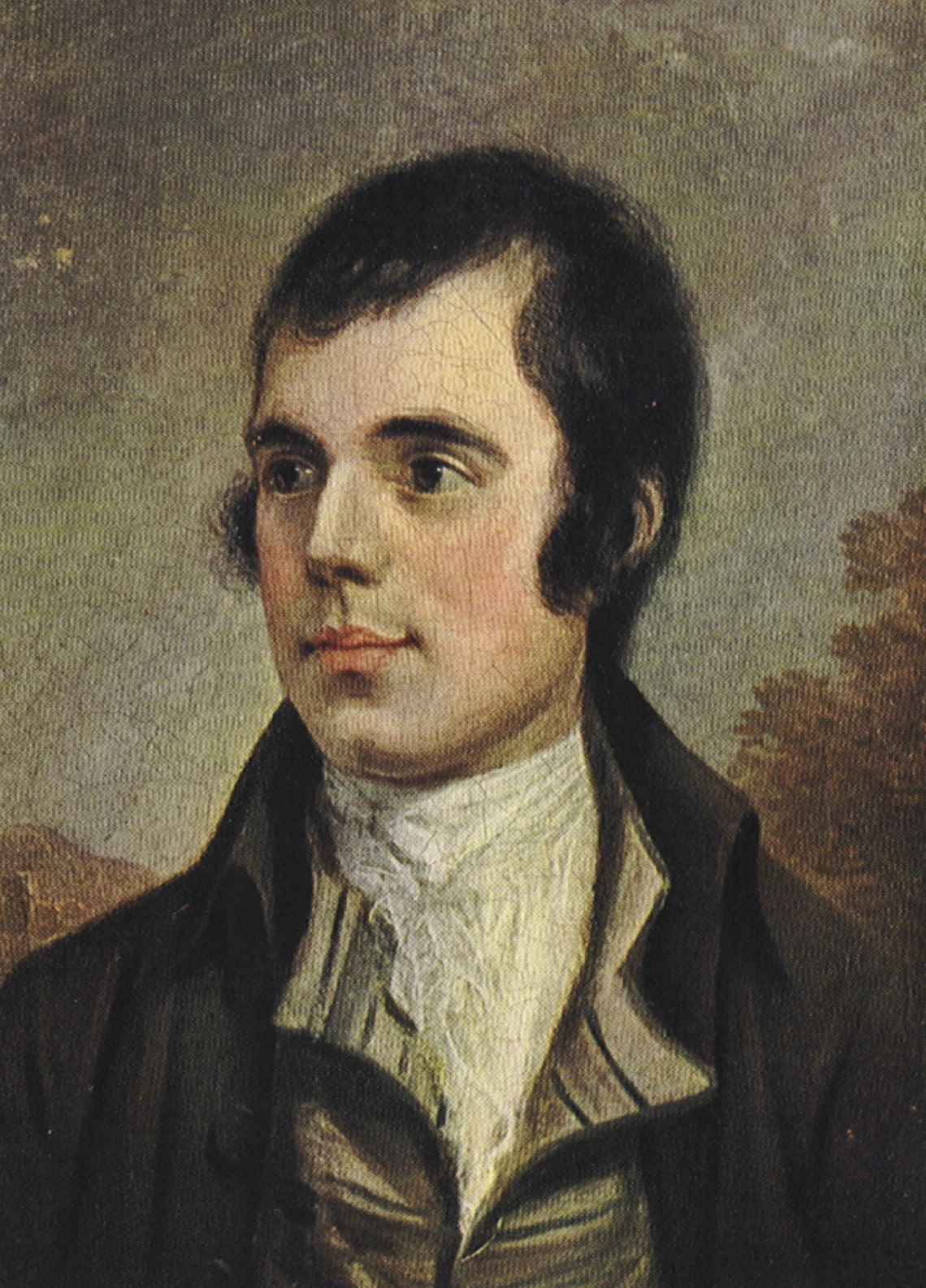 Robert Burns Portrait Painted by Alexander Nasmyth Canvas Box Art A4 ...