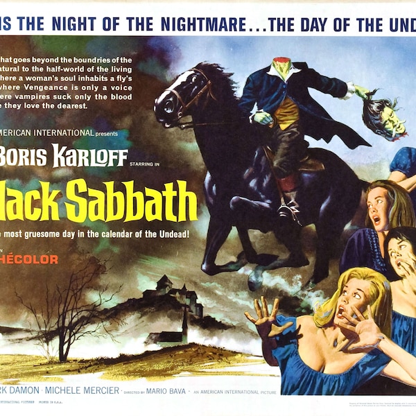 Black Sabbath Movie Poster - Etsy