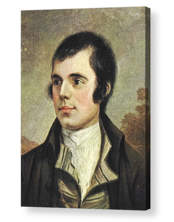 Robert Burns Portrait Painted by Alexander Nasmyth Canvas Box | Etsy
