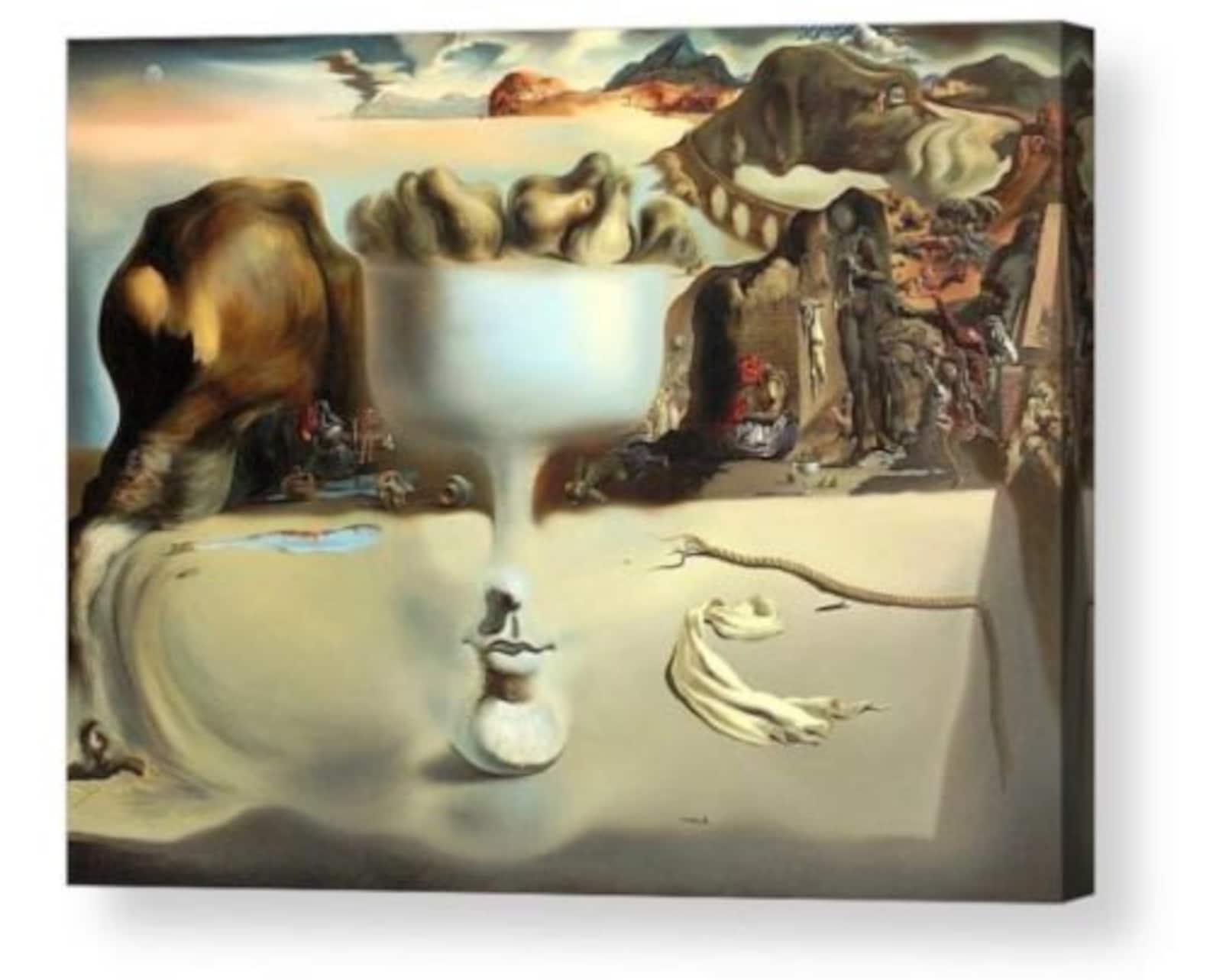 Salvador Dali apparition of a Face in the Sand - Etsy