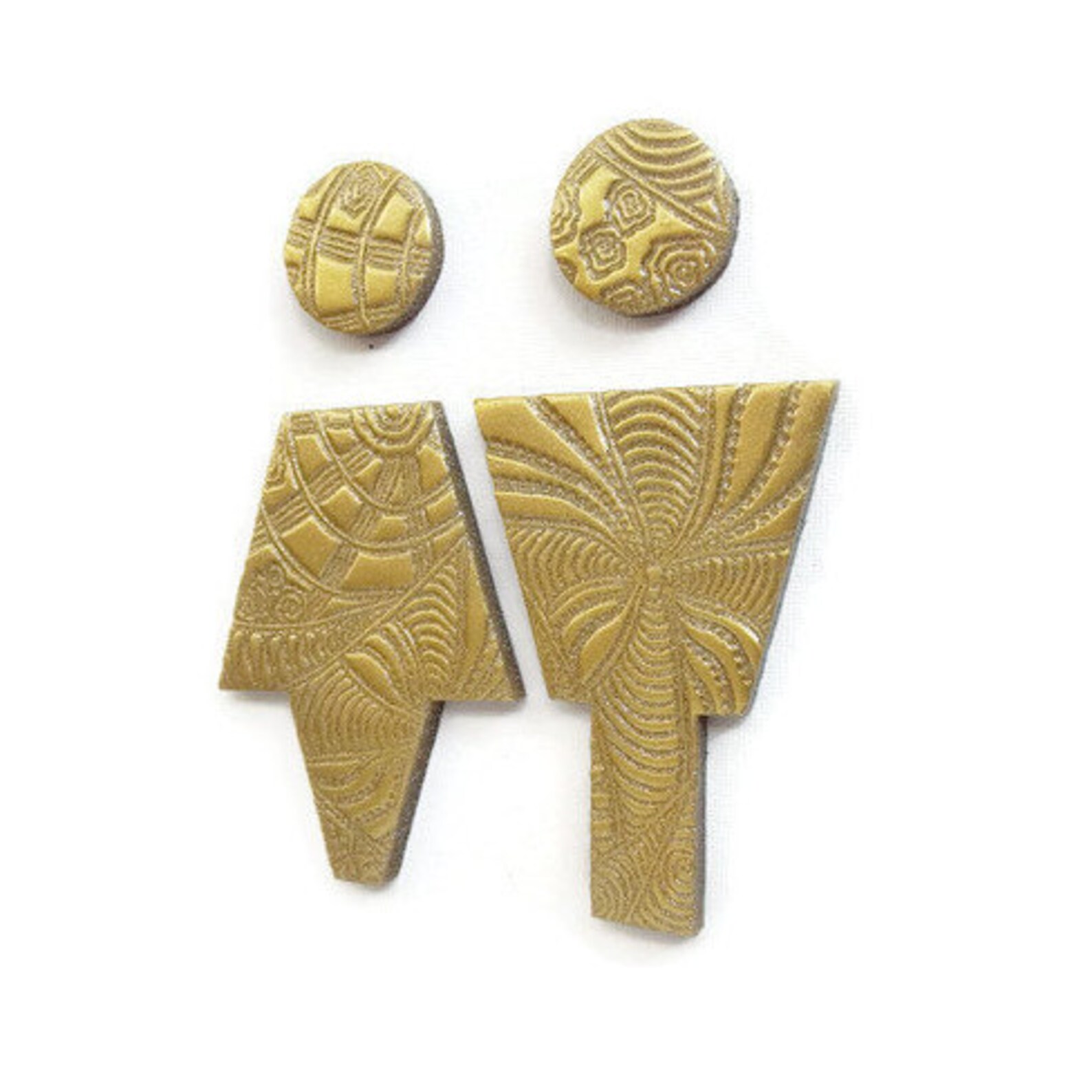 Gold Restroom Sign Male Female Bathroom Signs for Gold Home | Etsy