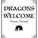 Dragons Welcome Print Instant Download - Etsy