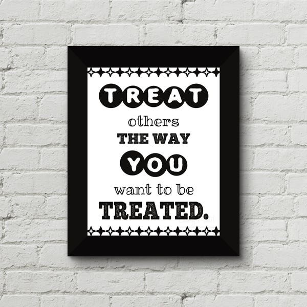 Golden Rule Poster - Etsy