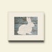 Vintage Bunny Silhouette Print - Etsy