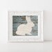 Vintage Bunny Silhouette Print - Etsy