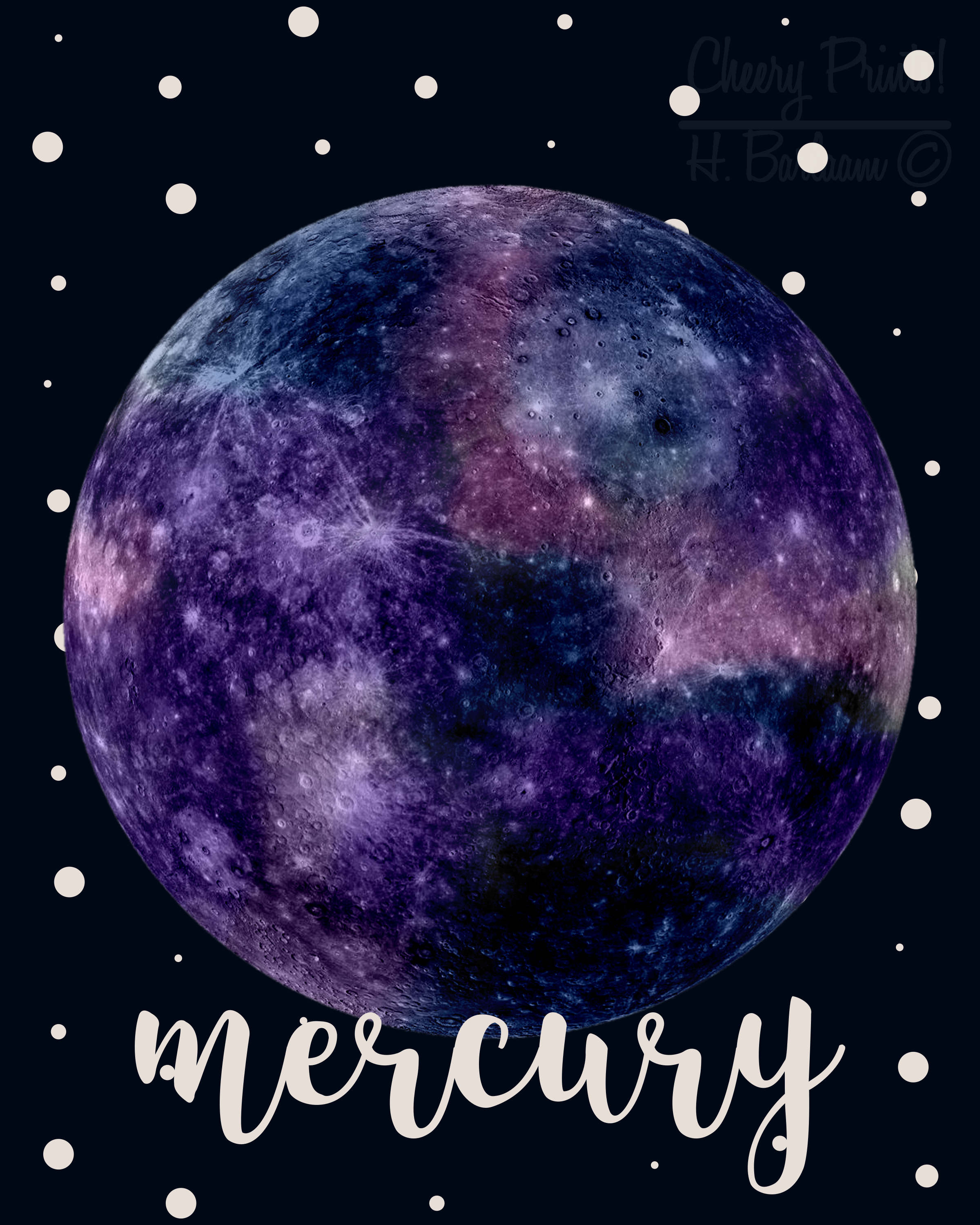 Mercury Watercolor Print Instant Download - Etsy