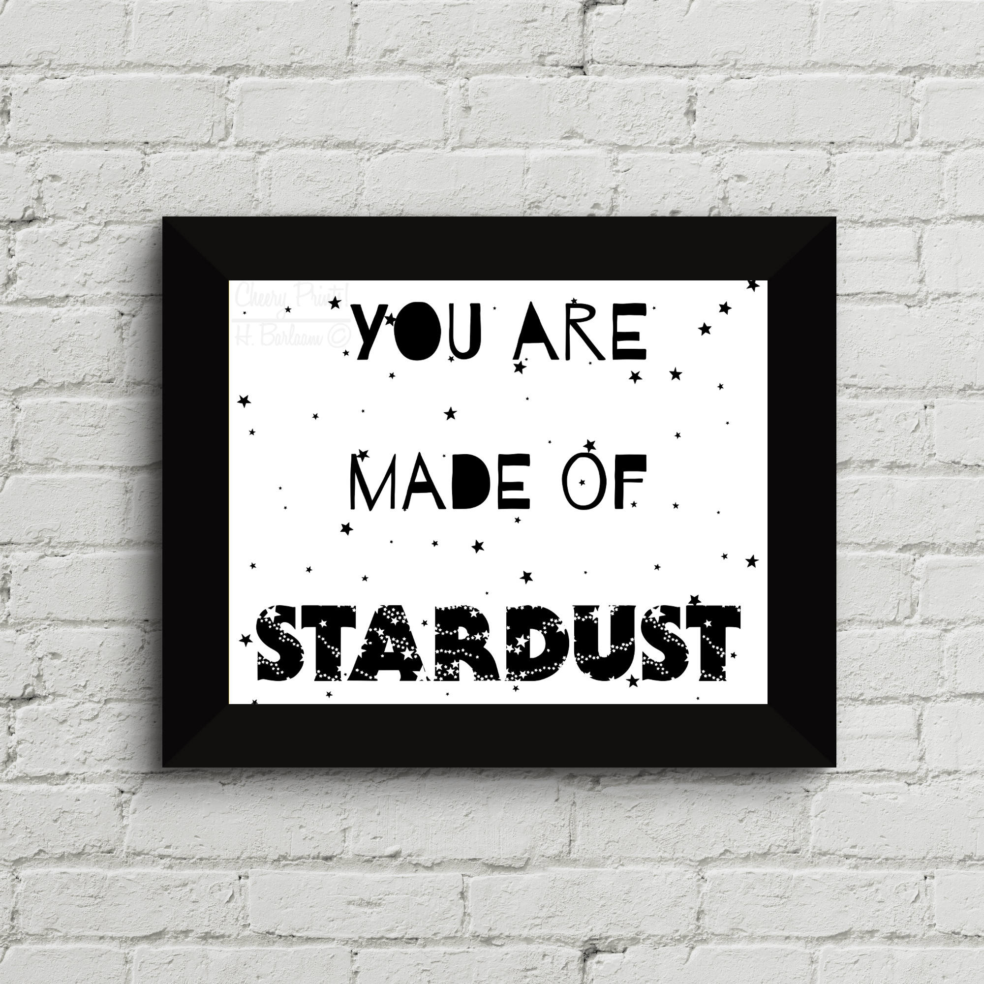 Buy You Are Made of Stardust Print Instant Download Online in India - Etsy