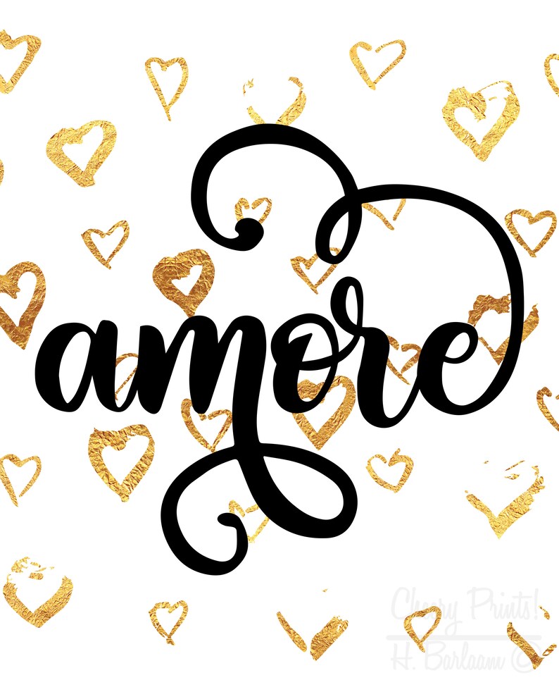 Amore Print Instant Download - Etsy