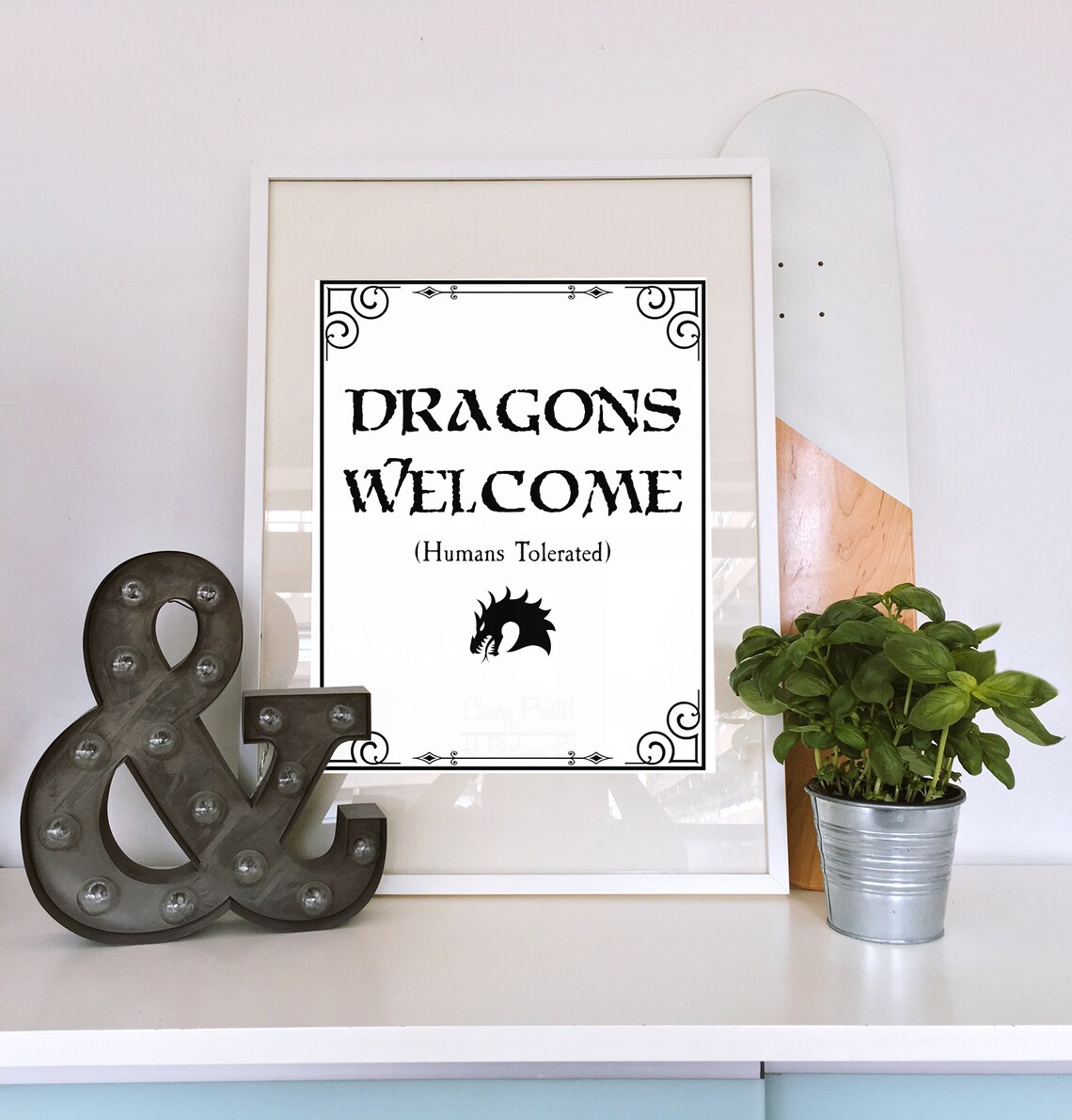 Dragons Welcome Print Instant Download - Etsy