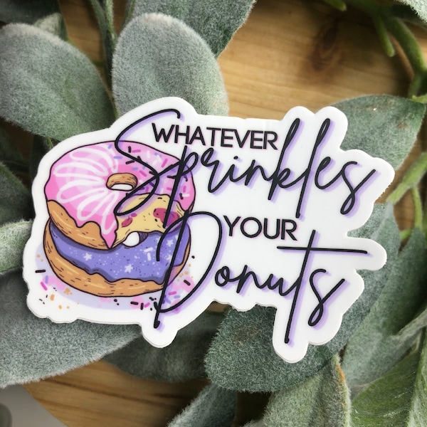 Donut Sticker Etsy