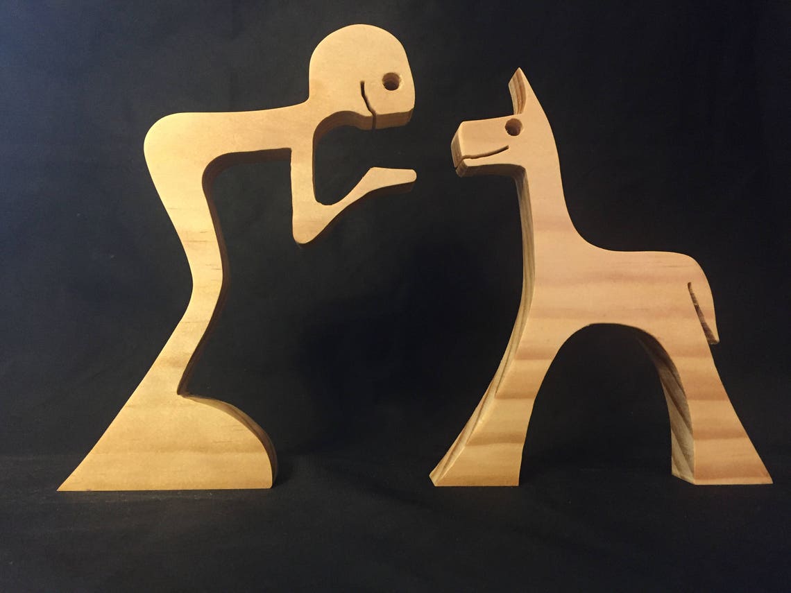 A Man and His Dane - Etsy