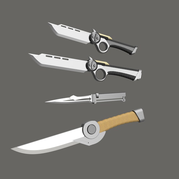 Star Wars Inspired Vibro Knife Set - Etsy