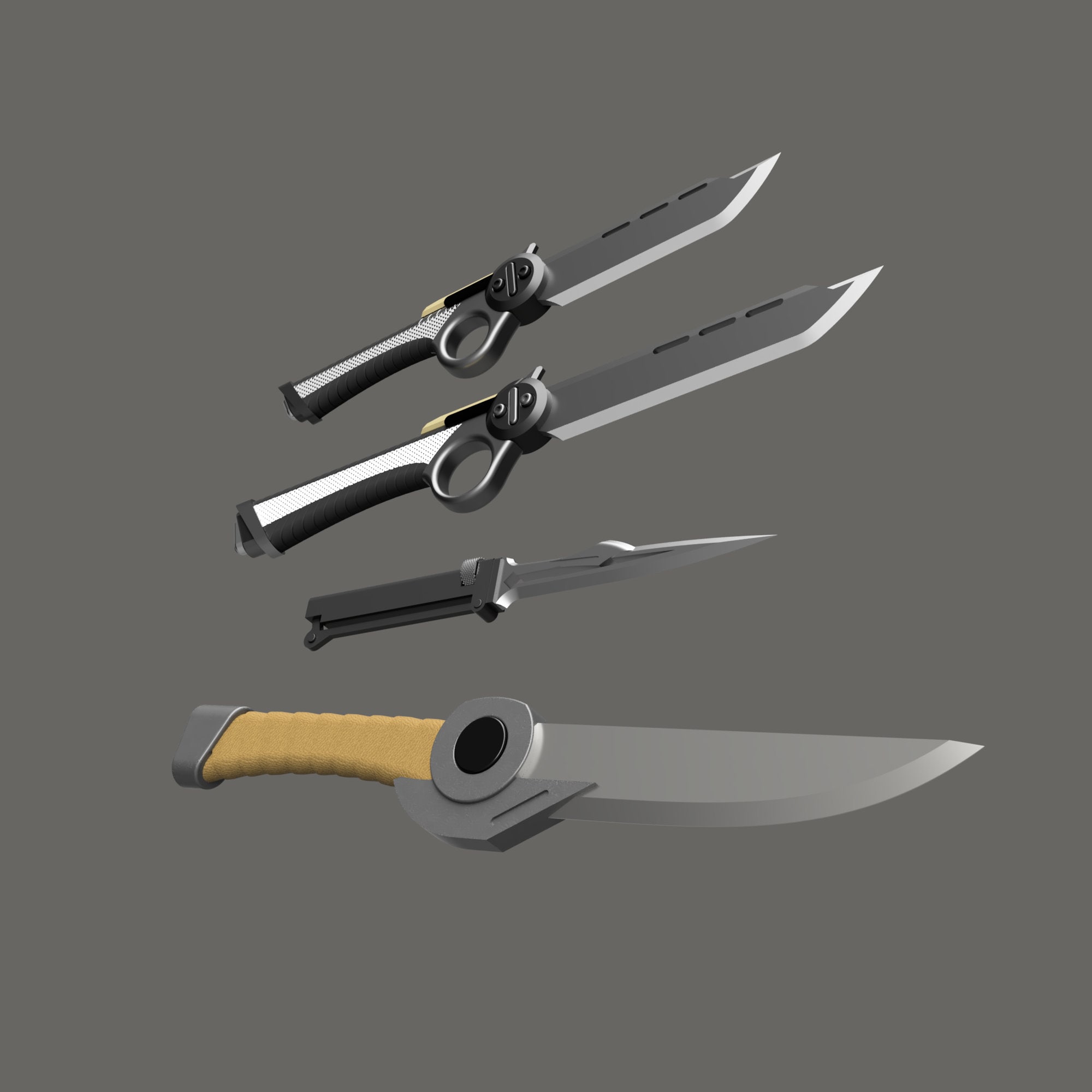 Star Wars Inspired Vibro Knife Set - Etsy UK